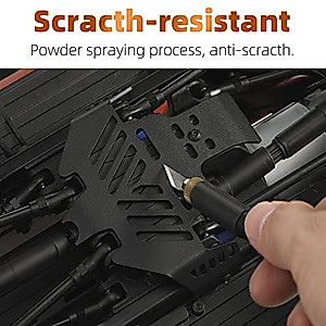 1/10 RC Chassis Armor Set for TRX-4 Car, Stainless Steel Skid Plate for TRAXXAS TRX4 Sport Body (Podwer Spray), Link Shock Axle Protector for Bronco K5 Blazer Defender 92076-4 82046-4