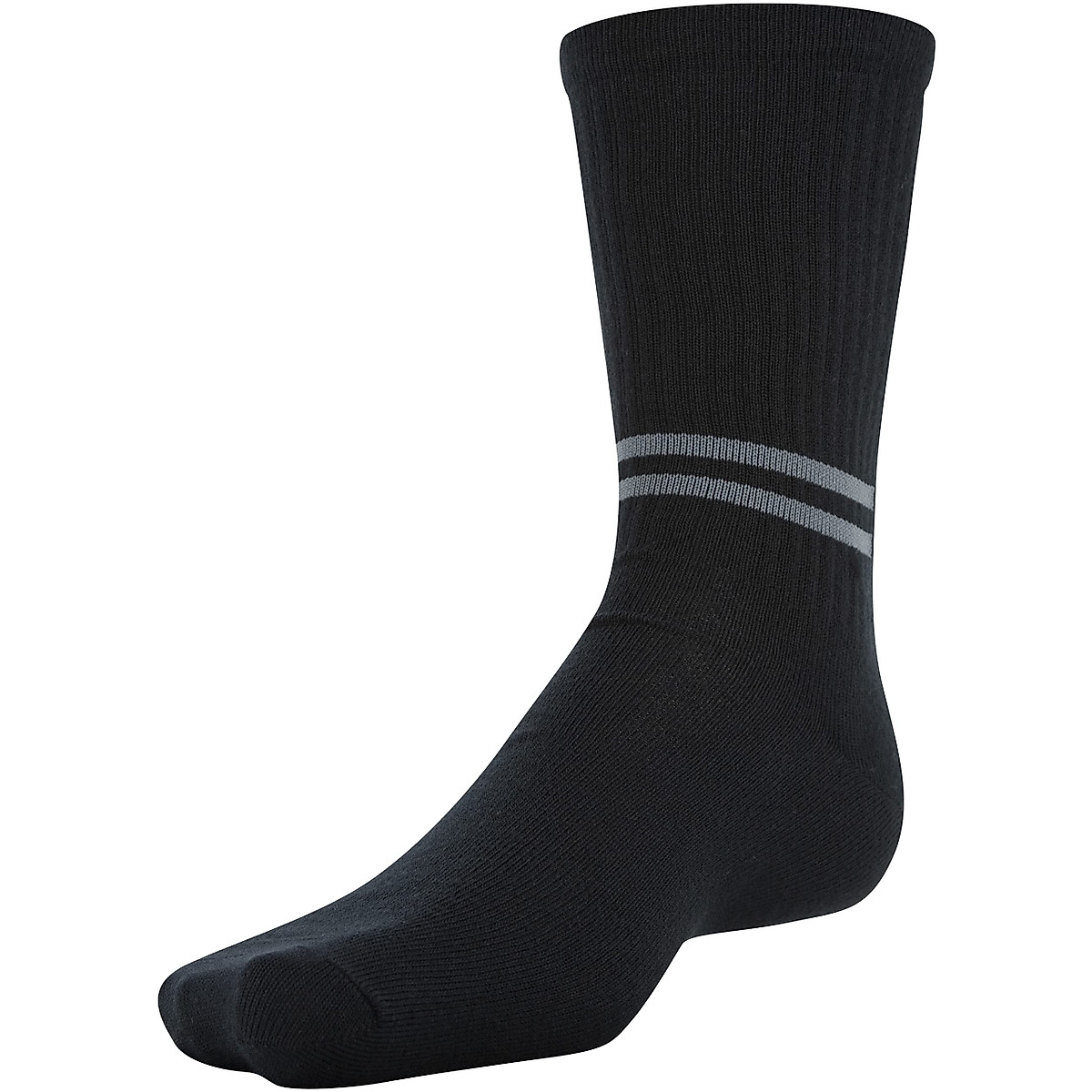 Under Armour Men's Essential Crew Socks, 6-Pairs, Black, Large