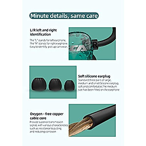 CCA CSA 1DD in Ear Earphone Wired Stereo Sport Earbuds Headphone Clear Sound Lightweight Comfort Wearing Earphone with 3.5mm Jack