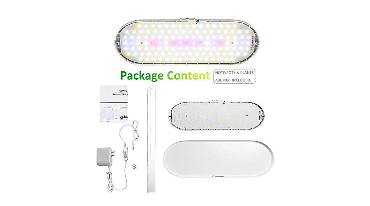 Grow Herbs & Plants Indoors with DIGLAB LED Grow Light Kit