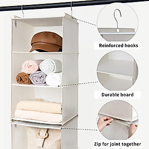 GRANNY SAYS Bundle of 1-Pack Jumbo Storage Bins with Lids & 1-Pack Hanging Storage Shelves