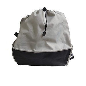 Large Under Seat Storage Basket Bag for Toys, Bottles, Diaper Bag, Compatible with Bugaboo Cameleon 1,2,3 and Frog Baby Child Strollers Prams Pushchairs (Gray, No Insert)