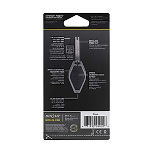 Nite Ize Radiant MicroLight, Black Body/White LED