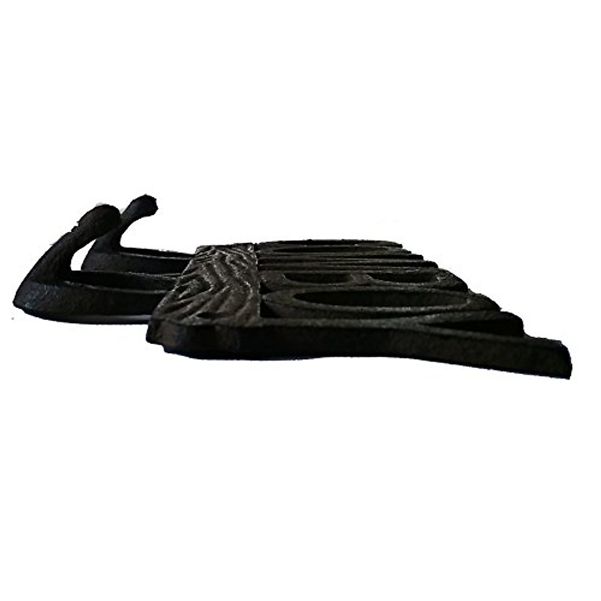 Rustic Cowboy Cast Iron Decorative Double Wall Hook