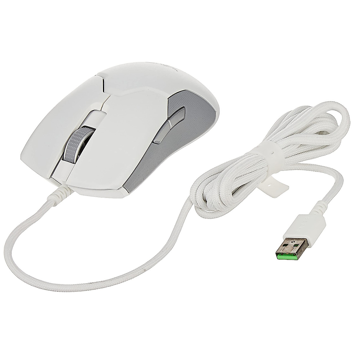 Razer Viper Ultralight Ambidextrous Wired Gaming Mouse: 2nd Generation Razer Optical Mouse Switches - Razer 5G Optical Sensor - 71g Lightweight Design - Speedflex Cable - Mercury White