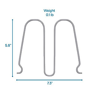 YouCopia Pan and Lid Rack Extra Wire Dividers, Gray