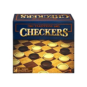 Checkers 13”x13” Board Game in Box