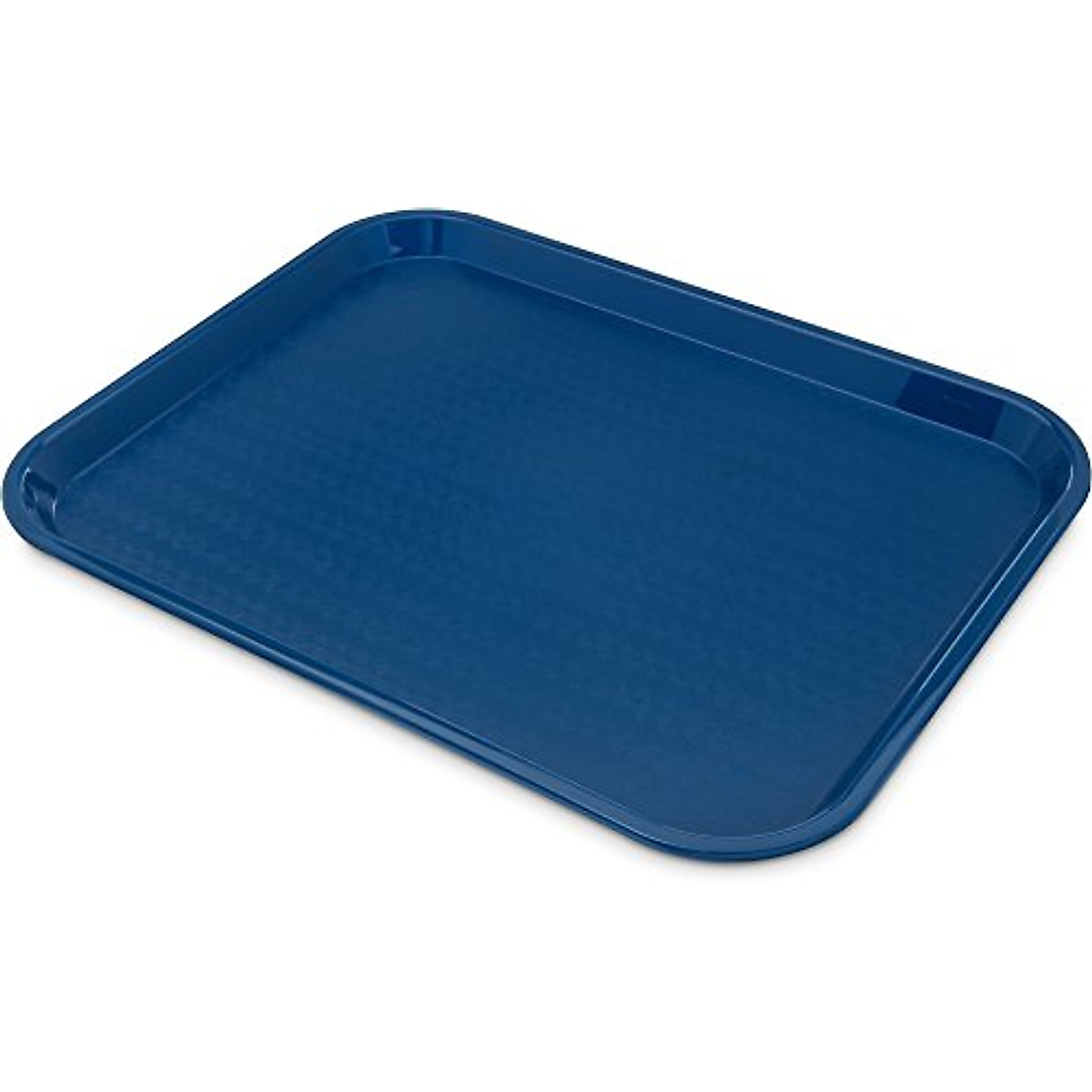 Carlisle FoodService Products Cafe Plastic Fast Food Tray, 14" x 18", Blue, (Pack of 12)