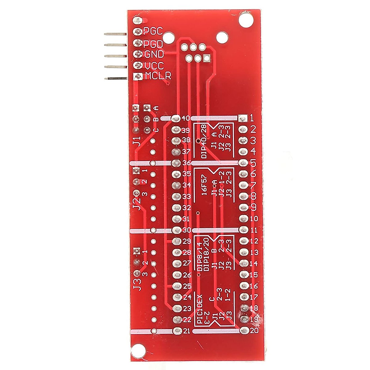 Pickit2 Programmer, PIC Durable Practical Pickit3 Programmer Flash ROM, Eeprom Microcontroller Emulator for Programming Function Beginners(PIC Adapter Burner)