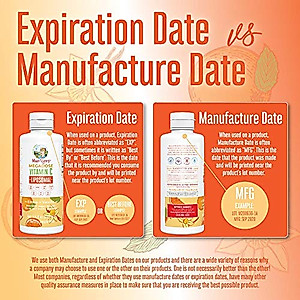 MaryRuth Organics Vitamin C Liquid Liposomal for Women & Men | 500mg Vitamin C Liquid | Sugar Free | Vitamin for Immune Support & Overall Health | Vegan | Non-GMO | Gluten Free | 7.6 Fl Oz