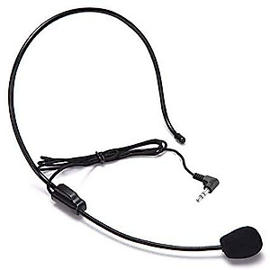 AKindle Wired Headset Boom Microphone Single Ear-Hanging TRS 3.5mm - Headworn unidirectional Condenser Mic