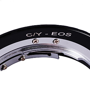 K&F Concept Lens Mount Adapter Contax Yashica C/Y Lens to EF Adapter, for 1D, 1DS, Mark II, III, IV, 5D, Mark II, 7D, 30D, 40D, 50D, 60D, 70D, Digital Rebel T2i, T3, T3i, T4i