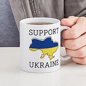 CafePress Support Ukraine Ceramic Coffee Mug, Tea Cup 11 oz