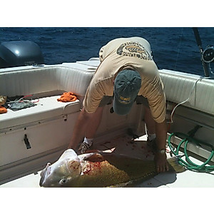 Deep Drop Bait Rig (Three Purple & Black Skirted 9/0 Circle Hook Drops) (9/0 3 Drop Purple Skirts)