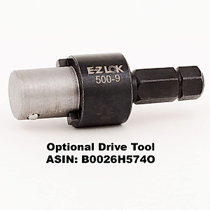 E-Z Lok Externally Threaded Insert, 303 Stainless Steel, 3/4"-10 Internal Threads, 1"-8 External Threads, 0.781" Length, Made in US