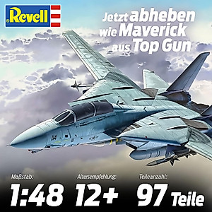 Revell 03865 Maverick's F-14A Tomcat Top Gun 1:48 Scale Unbuilt/Unpainted Plastic Model Kit