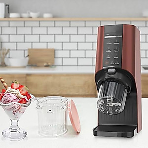 CUTIECLUB 4 Ice Cream Pint Containers and Lids for Ninja CREAMi Breeze NC100 & NC200 Series CREAMi Ice Cream Makers, and Stainless Steel Ice Cream Scooper with Trigger Release Set