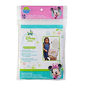 Neat Solutions Disney Minnie Mouse Potty Topper Disposable Toilet Seat Covers, 10-Count, 10 Count
