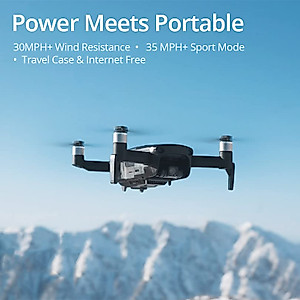 EXO Blackhawk 2 || Professional 4K UHD Long Range Drone. 35 Minute Battery Life, 4K Camera, 5 Mile Range, 12MP Photo, Follow-Me, Return to Home, 15 More. Professional 4K Drone for Adults.