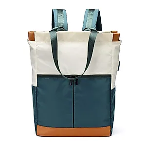 Travel Laptop Backpack for Women Convertible Tote Daypack with USB Charging Port by COOLCY