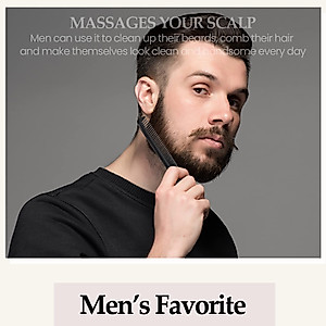 300 Pieces Hair Combs Bulk Styling Comb Set for Women Men Reusable Pocket Small Plastic Comb Fine Dressing Comb for Travel, Hotel, Homeless, Nursing Home, Charity, 5 Inch (Black)