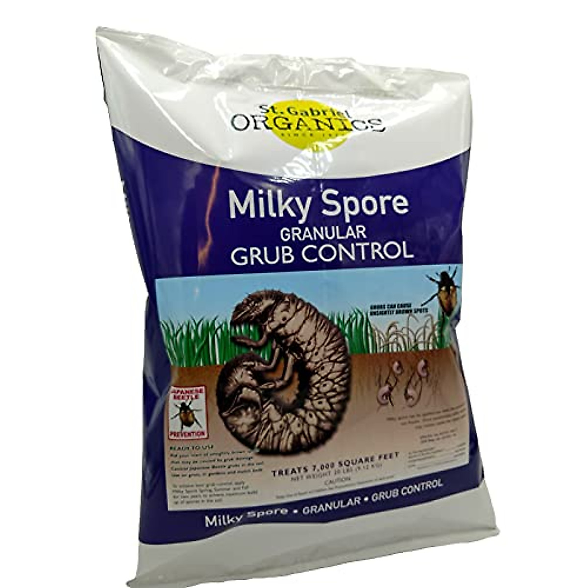 Gabriel Organics Milky Spore Lawn Spreader Mix