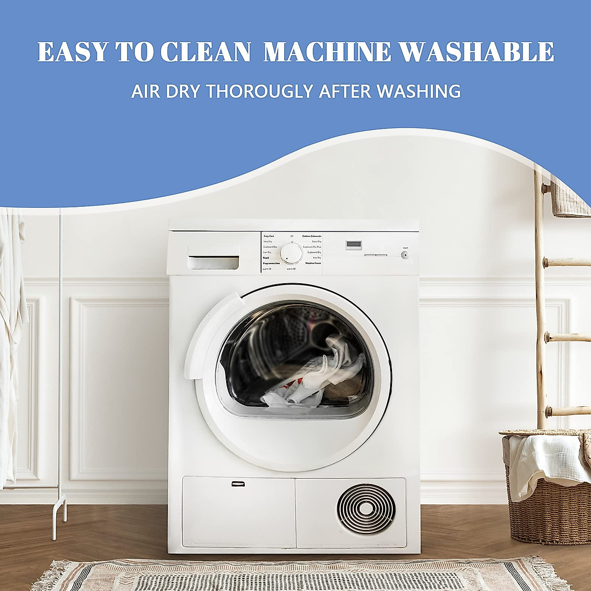 HomeMate Bed Pillows for Sleeping - Standard Size(20''x26'') 4 Set Hotel Quality Allergy Friendly Microfiber Shell Fluffy Down Alternative Filling Pillow Suitable Back Stomach or Side Sleeper, White