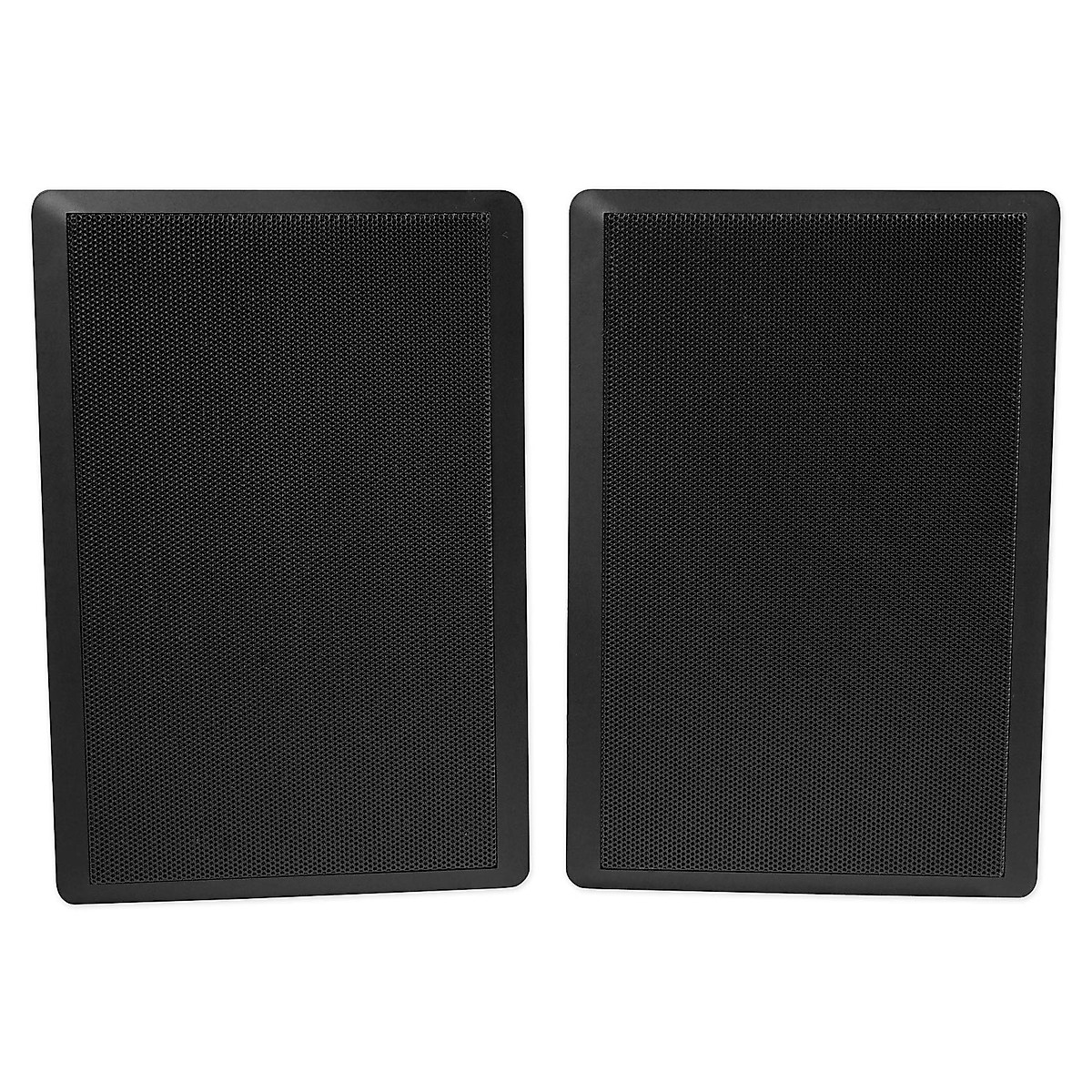Rockville Pair Rock Slim 70B Black 5.25" 70V Commercial Restaurant Wall Speakers