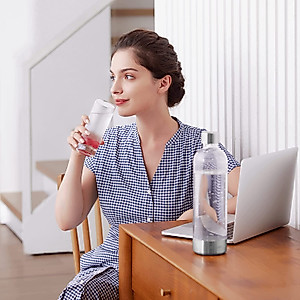 PHILIPS Sparkling Water Maker Soda Maker Soda Streaming Machine for Carbonating with 1L Carbonating Bottle, Seltzer Fizzy Water Maker, Compatible with Any Screw-in 60L CO2 Carbonator(NOT Included)