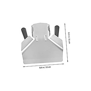 French Fry Portion Scoop 1pc French Fry Bagger French Fry Scoop Steel Scoop Shovel Popcorn Pooper Scooper Metal Metals Kitchen Scoop Metal Food Scoops Ice Scoop Spoon Rest