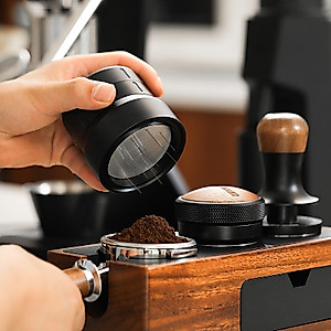 MHW-3BOMBER 58mm Espresso WDT Tool, Professional Coffee Distributor Tool for Baristas with Clean Base, All-in-one Coffee Powder Stirring Tool - Espresso Machine Accessories, T6021B