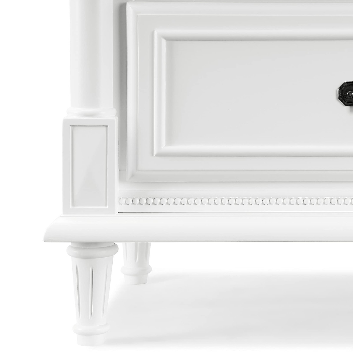 Delta Children Simmons Kids Juliette 6 Drawer Dresser with Changing Top, Greenguard Gold Certified, Bianca White