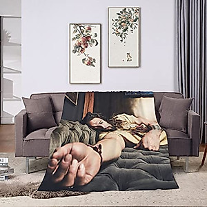 Ultra-Soft Jason Momoa Blanket, Fleece Collage Throw Blankets for All Season, Lightweight Soft Micro Flannel Blanket for Couch, Dorm, Bedding Blankets 50"X40"