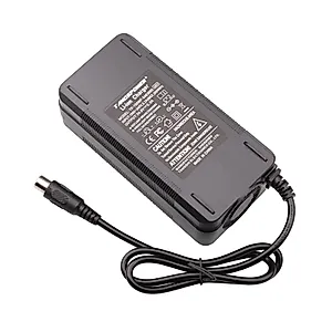 54.6V Adapter Charger 13S 48V DC/XLR/RCA Connector Jack for 48V 10Ah 12Ah 15Ah 20Ah Battery Pack Charger (54.6V 3A RCA100 Plug)