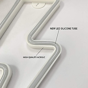 Blue Lightning Bolt Wall Light,LED Lightning Bolt Neon Sign Decor Light Wall Decor for Christmas,Birthday party,Kids Room, Living Room, Wedding Party Decor