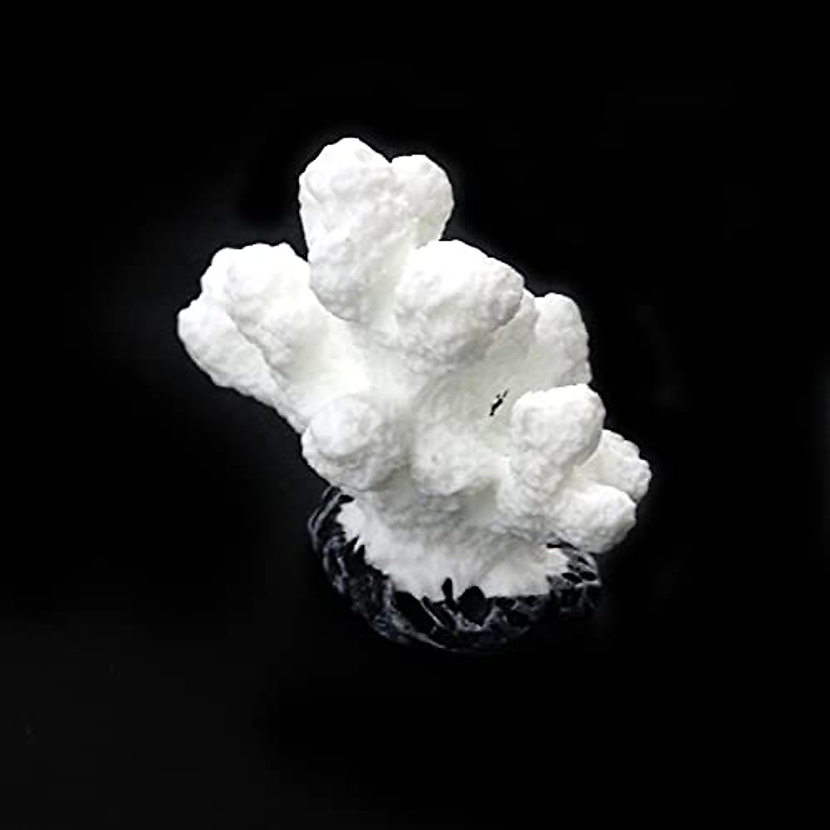 Semetall 2Pcs Sea Coral Aquarium Ornament, Artificial Sea Coral Plants Decorations for Fish Tank and Aquarium(White)