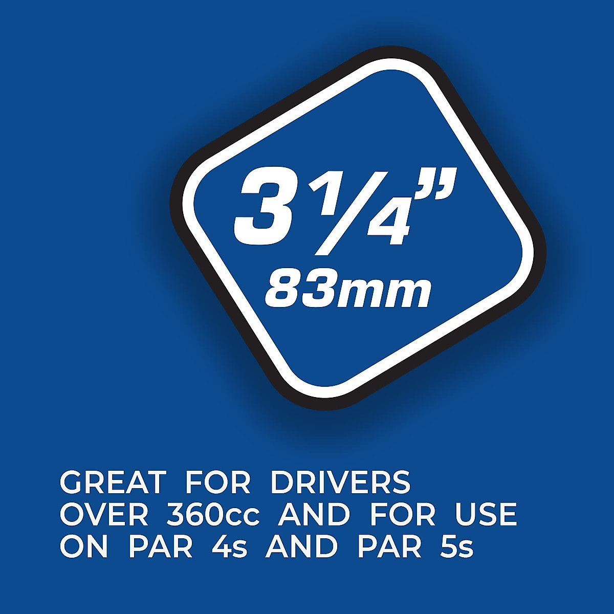 Pride Golf Tee, 3-1/4 inch Deluxe Tee