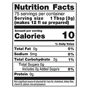 Lipton Zero Sugar for Health and Wellness, Low Calorie Lemon Iced Tea Mix, Makes 28 Quarts (Pack of 6)