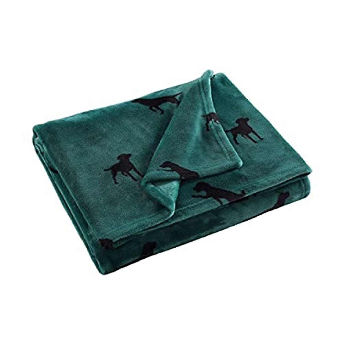 Eddie Bauer- Throw Blanket, Ultra Soft Plush Home Décor, All Season Bedding (Buddy The Dog Green, 50 x 60)