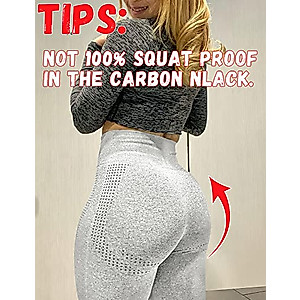 TSUTAYA Seamless Workout Leggings for Women Tummy Control Women's High Waisted Butt Lifting Leggings Gym Yoga Pants