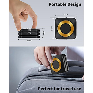 3 in 1 Wireless Charger for iPhone, iAXBi Magnetic Cell Phone Charging Station, Detachable Travel Charger Pad for iPhone 14/13/12 Series AirPods 3/2/Pro iWatch(Adapter not Included)