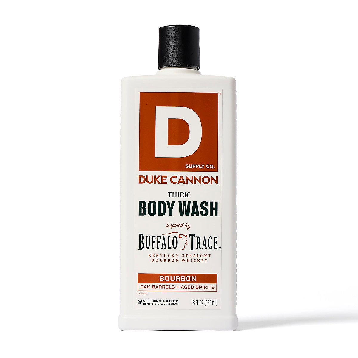 Duke Cannon Supply Co. THICK Body Wash - Accomplishment, Naval Supremacy, Productivity, Old Glory, 17.5 Fl Oz. (Old Variety 4 Pack)