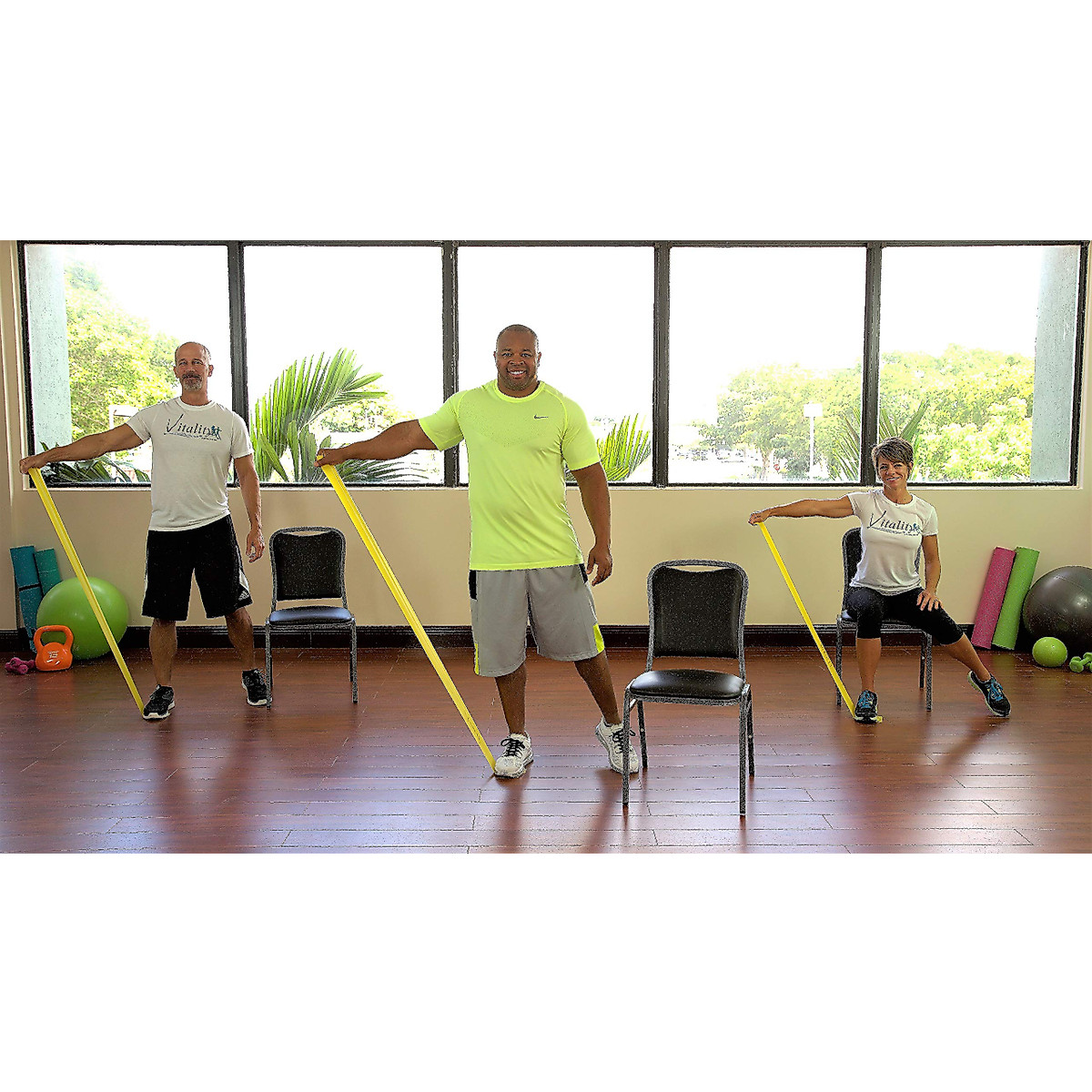 BALANCE + STRENGTH EXERCISE for Seniors: Improve your balance and increase your strength with this senior fitness combo includes resistance band. Get stronger, Core & Abs, aerobics, coordination