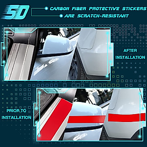 Ireer 3 Rolls Red Gloss Vinyl Detailing Wrap Tape Adhesive Vinyl Tape Roll DIY Trim Vinyl Wrap for Cars Automotive Vinyl Wrap Rolls with Tools for Auto Window Door Protector, 1.97 in 2.76 in 3.94 in