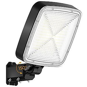 AGranTOP LED Parking Lot Light, 150W 21000LM Dusk to Dawn Outdoor Lighting Adjustable Outdoor Light Poles IP66 Waterproof Commercial Street Light for Yard, Barn, Driveway, Sport, Highway