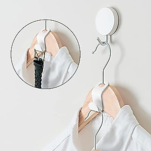 Towjaw Hanger Connector Hooks,100 Pcs Hanger Connector Hooks for Plastic Hangers,Hanger Extender Hooks,Cascading Clothes Hangers for Heavy Duty Space Saving