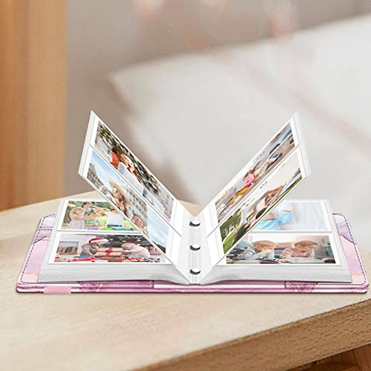 Fintie Mini Photo Album for 3-Inch Film - 104 Pockets Album for Fujifilm Instax Mini 12/EVO/11/40 Instant Camera & Mini Link 2 Printer