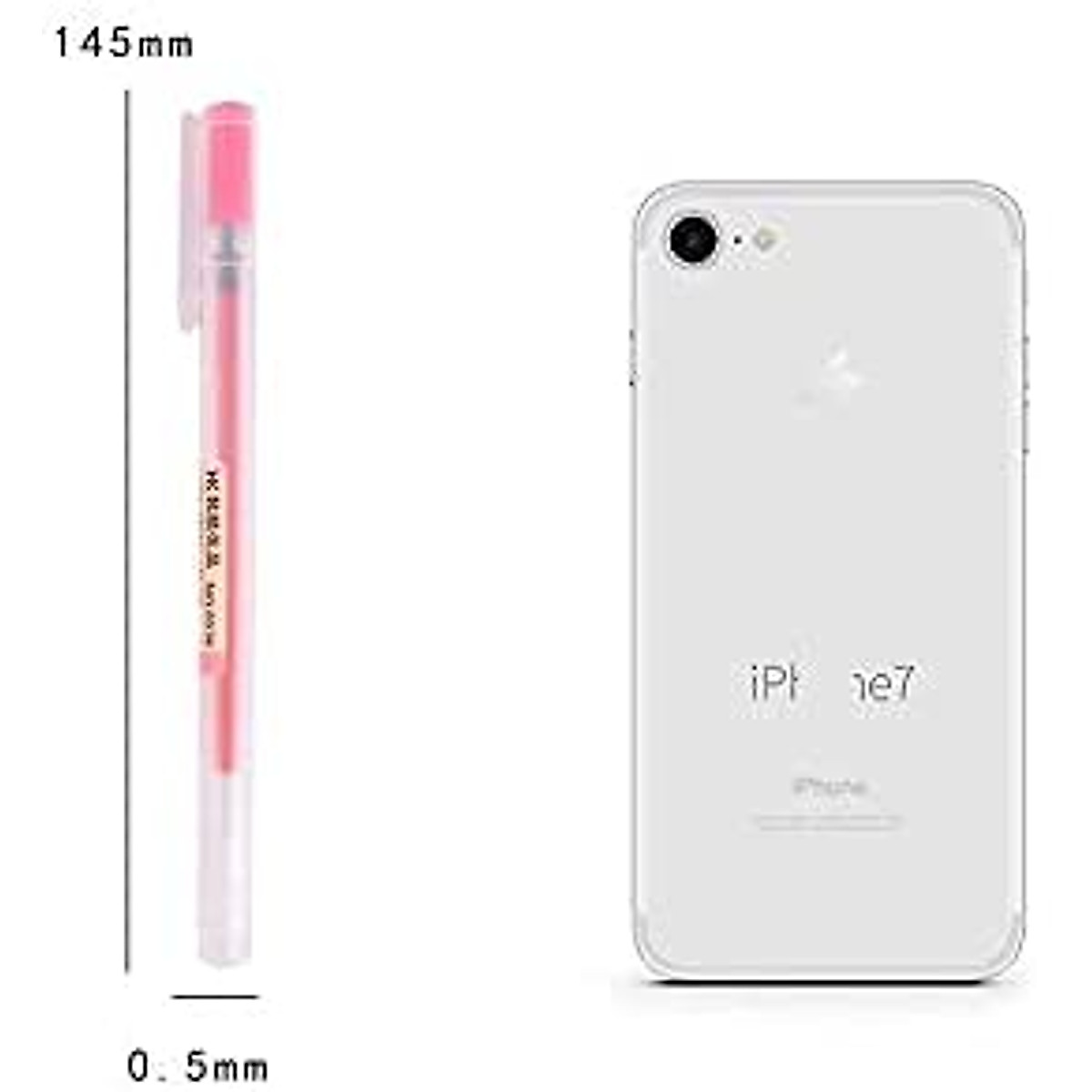 NYKKOLA Japanese Style Gel Ink Ball Point Pen [0.5mm] Fine Ballpoint Maker Pen for Office School Stationery Supply(12PCS Colorful)