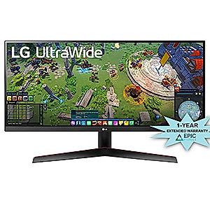 LG 29WP60G-B 29" HDR UltraWide FHD FreeSync Monitor with an Additional 1 Year Coverage by Epic Protect (2020)