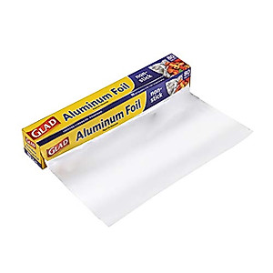 Glad Non-Stick Aluminum Foil, 80 Square Feet of Multiuse Foil for Ultimate Food Protection | Aluminum Foil for Grilling, Roasting, Baking | Glad Grilling and Baking Accessories